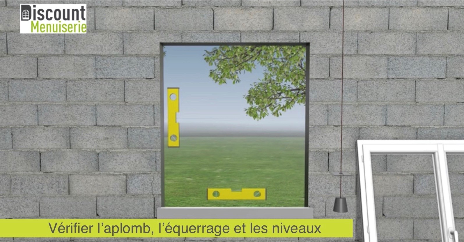 Pose de fenêtre en neuf, guide étape par étape